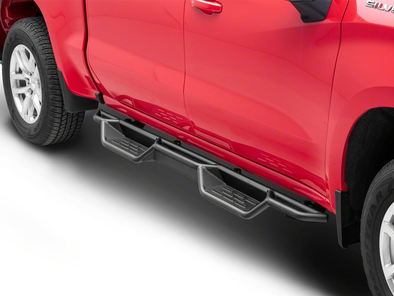 Barricade Silverado 1500 HD Drop Side Step Bars S112211 (19-25 Silverado 1500 Crew Cab) - Free ...