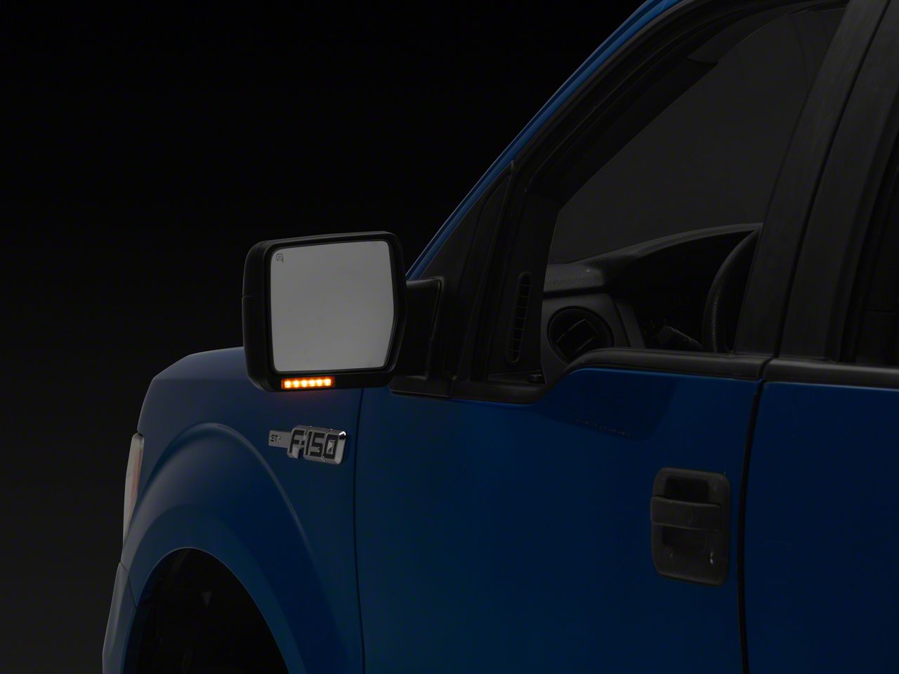 RedRock F-150 OE Style Powered Heated Mirror with Amber LED Turn Signal ...