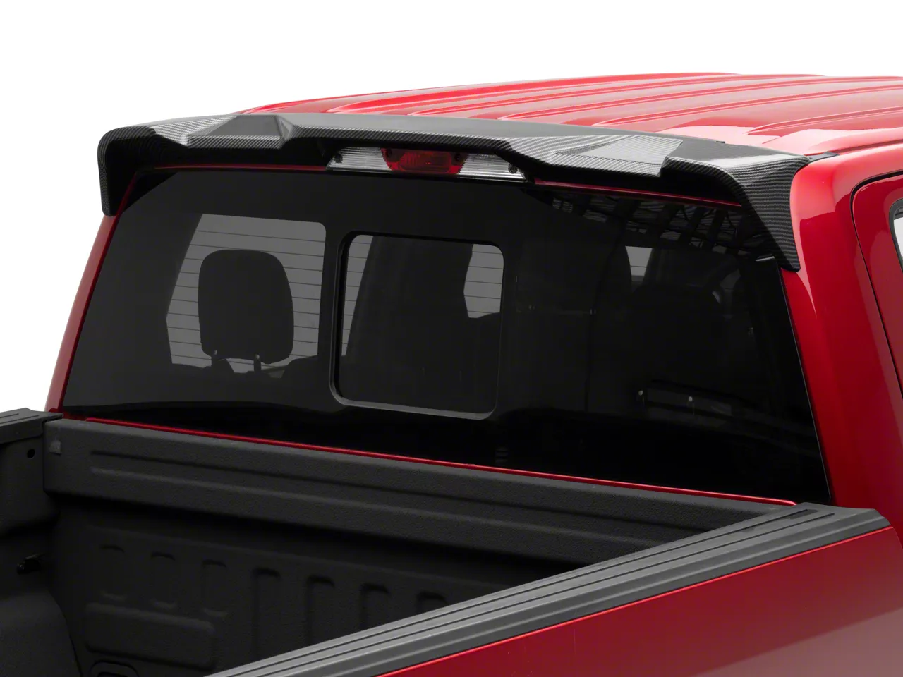 RedRock F-150 Roof Spoiler; Carbon Fiber Design T573988 (15-20 F-150 ...