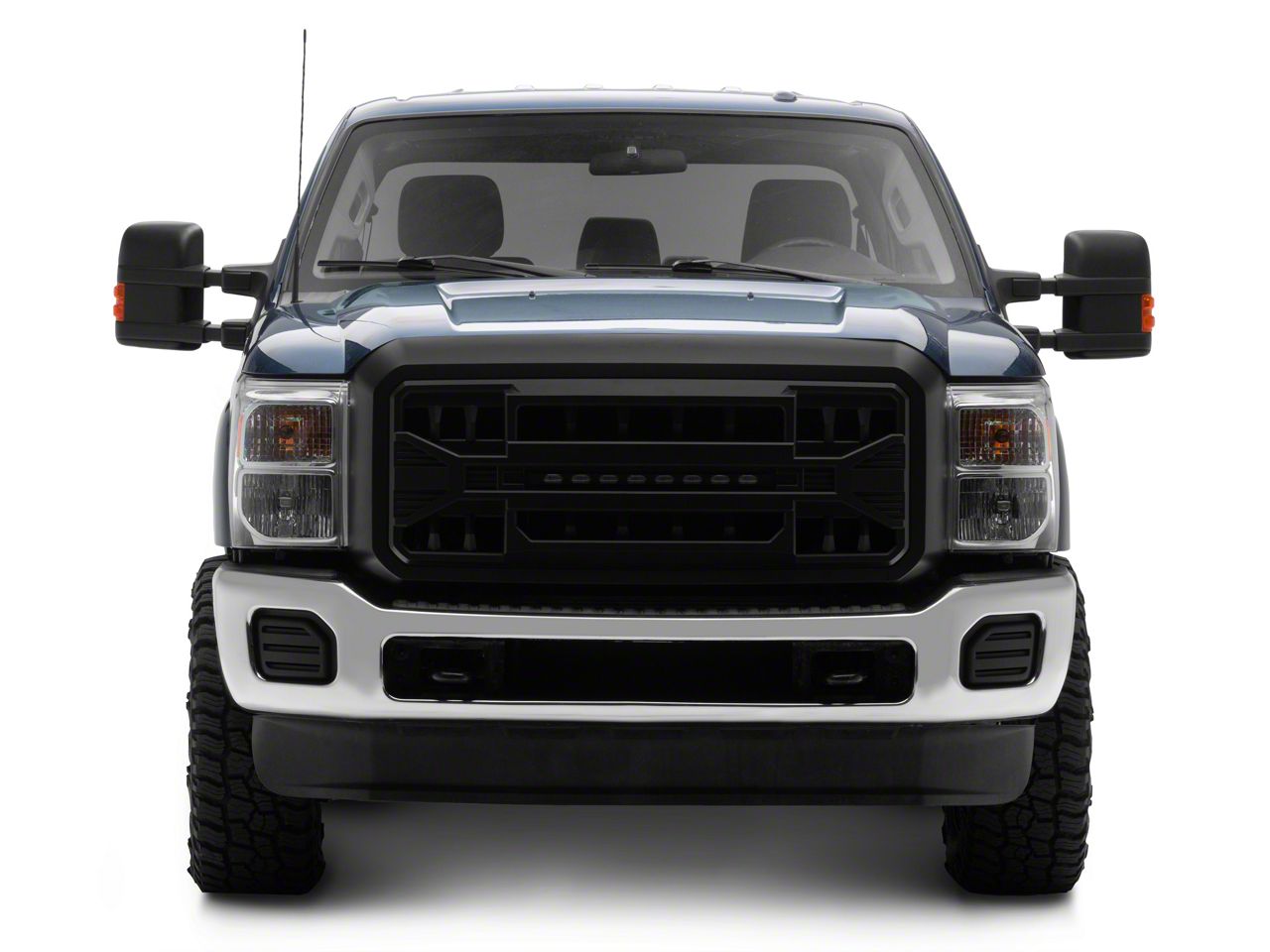 RedRock F-250 Super Duty Armor Upper Replacement Grille with LED Off ...