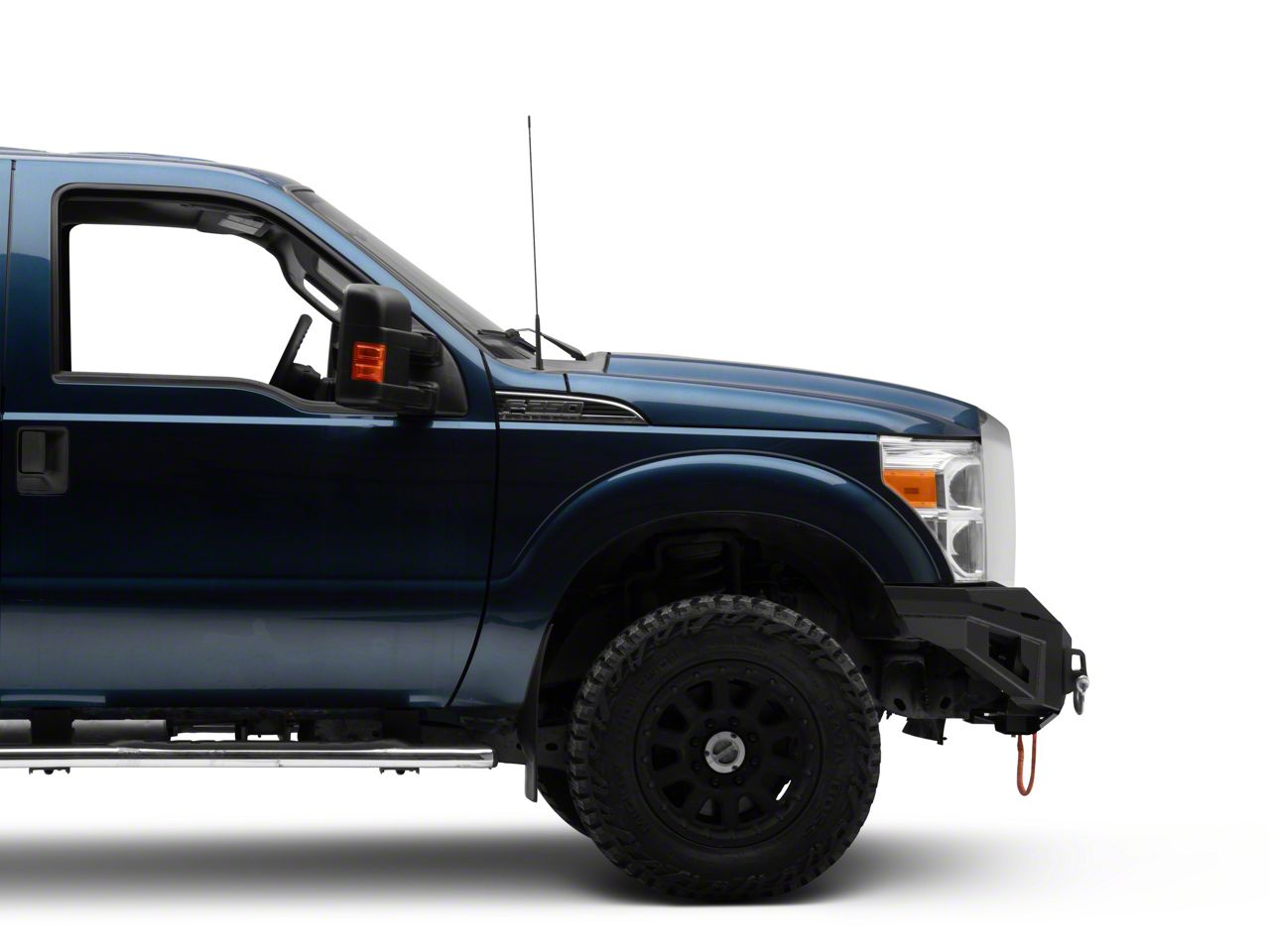 RedRock F-250 Super Duty Pre-Runner HD Modular Winch Mount Front Bumper ...