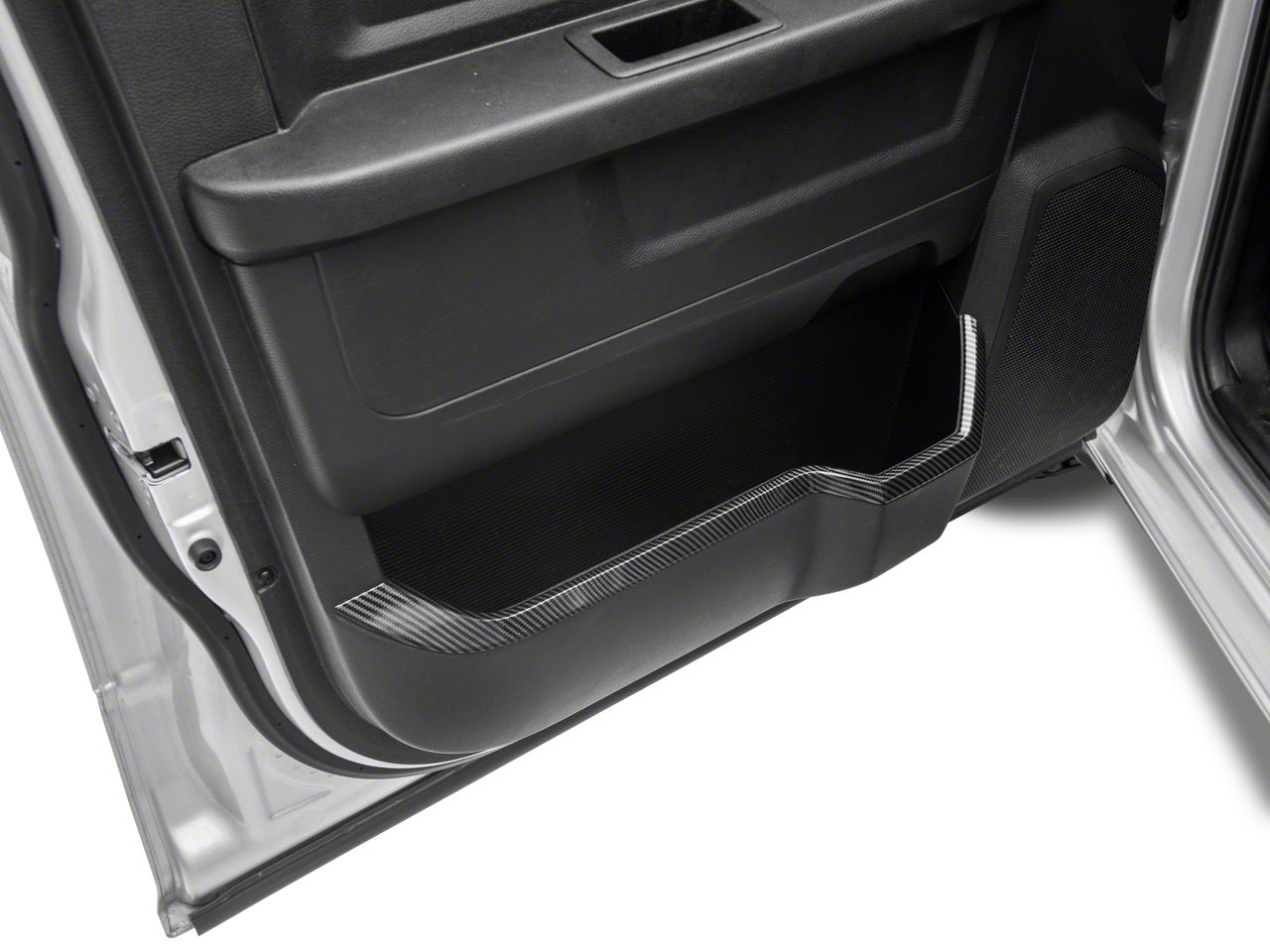 RedRock RAM 1500 Door Storage Compartment Trim; Carbon Fiber R133893 ...