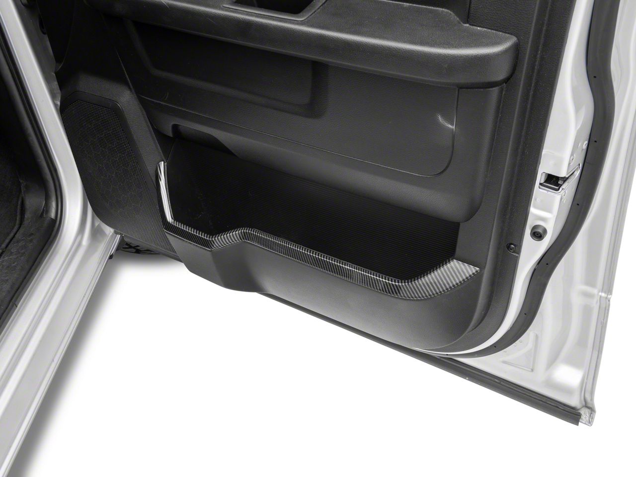 RedRock RAM 1500 Door Storage Compartment Trim; Carbon Fiber R133893 ...