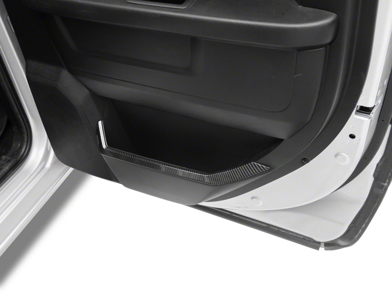 RedRock RAM 1500 Door Storage Compartment Trim; Carbon Fiber R133893 ...