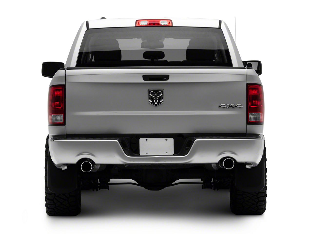 RedRock RAM 1500 Molded Mud Guards; Front and Rear R134095 (09-18 RAM ...