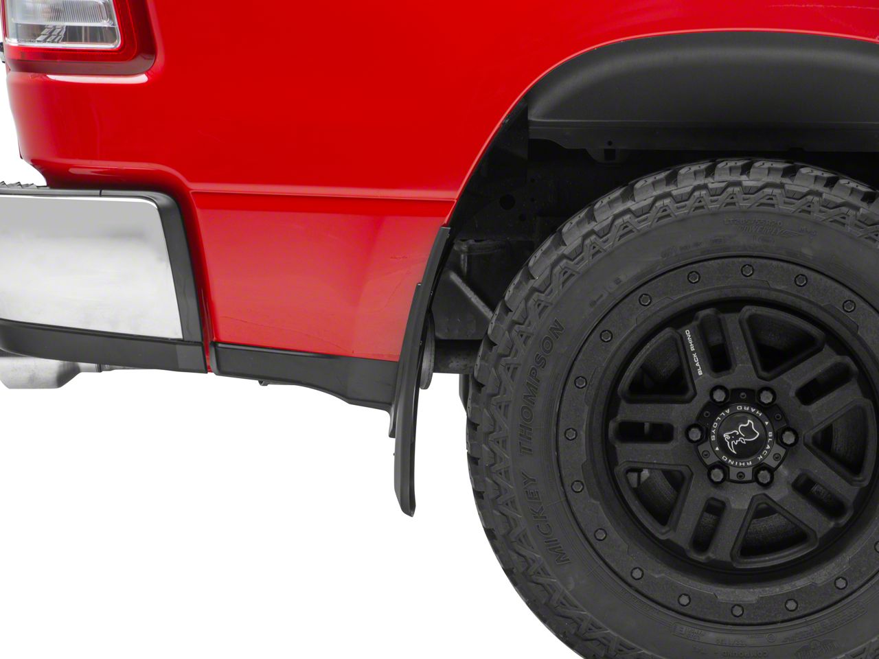 RedRock RAM 1500 Molded Mud Guards; Front and Rear R134096 (19-25 RAM ...
