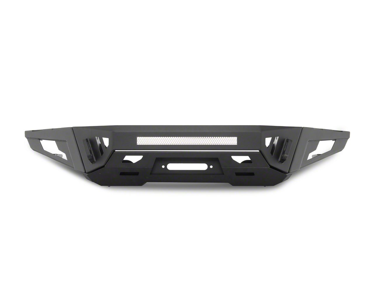 RedRock RAM 1500 Pre-Runner HD Modular Winch Mount Front Bumper R155825 ...