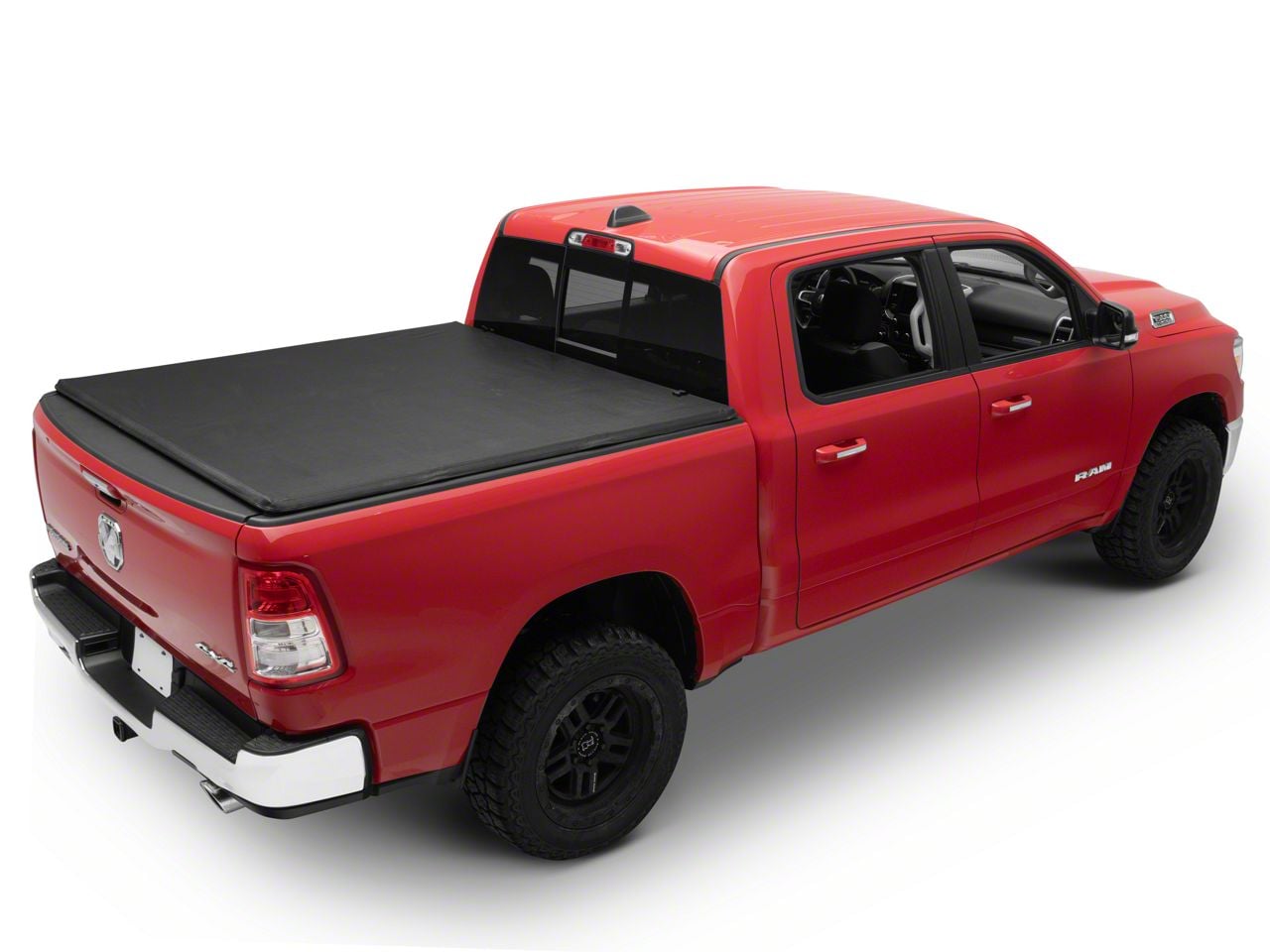 RedRock RAM 1500 Soft Tri-Fold Tonneau Cover R149815 (19-24 RAM 1500 w ...