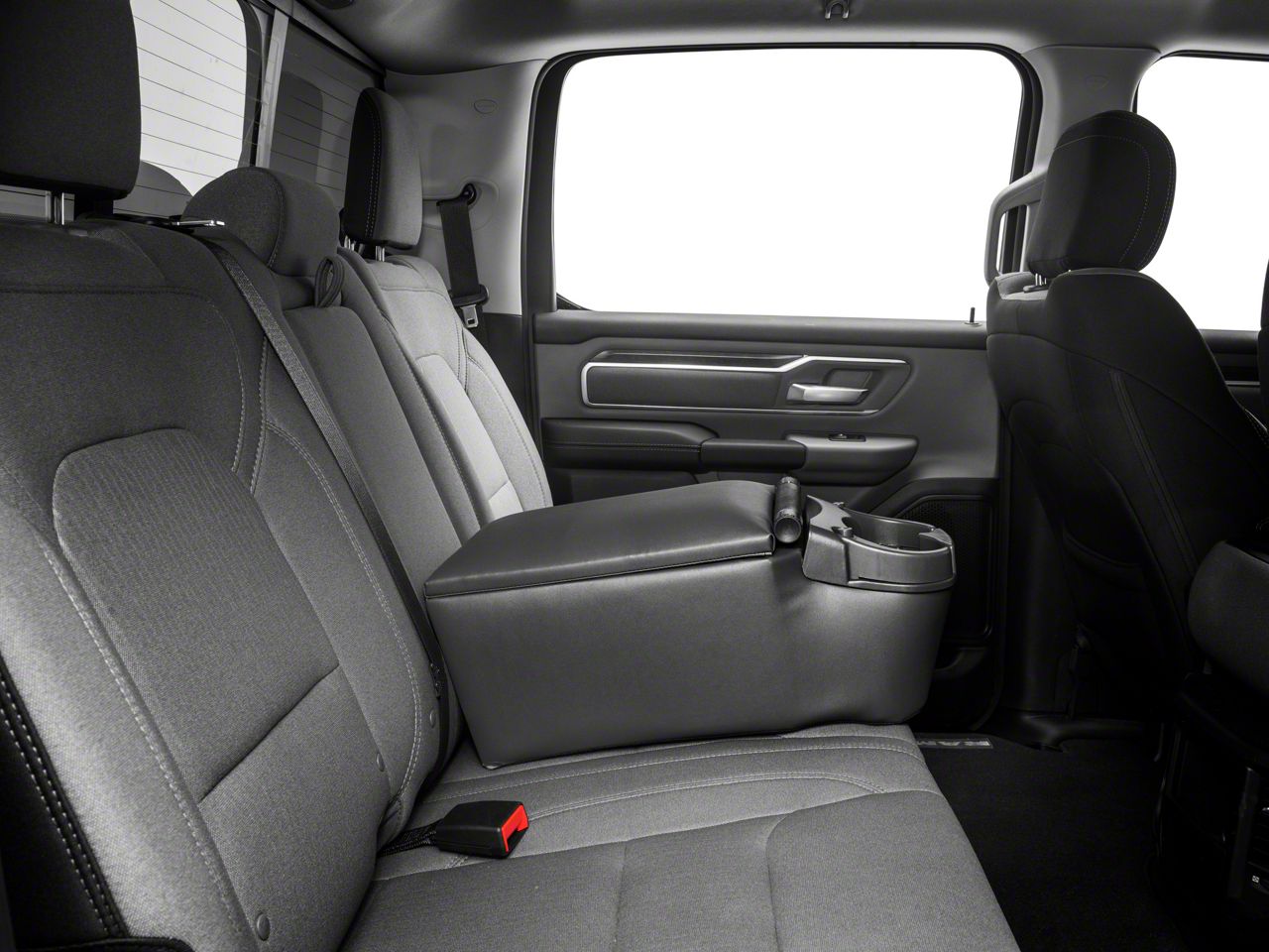 RedRock RAM 1500 Universal Bench Seat Center Console with Cup Holders ...