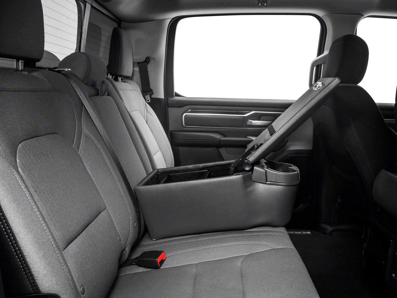 RedRock RAM 1500 Universal Bench Seat Center Console with Cup Holders ...