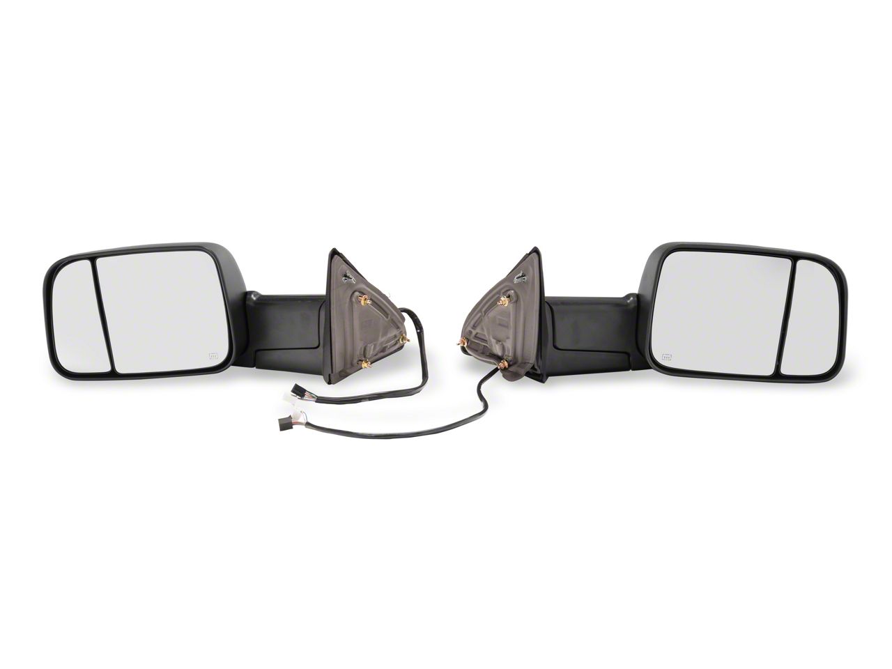RedRock RAM 2500 Powered Heated Towing Mirrors with Smoked Turn Signals ...