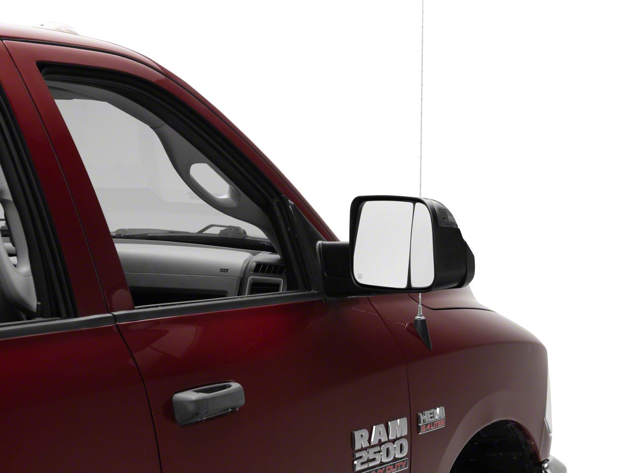 RedRock RAM 2500 Powered Heated Towing Mirrors with Smoked Turn Signals ...