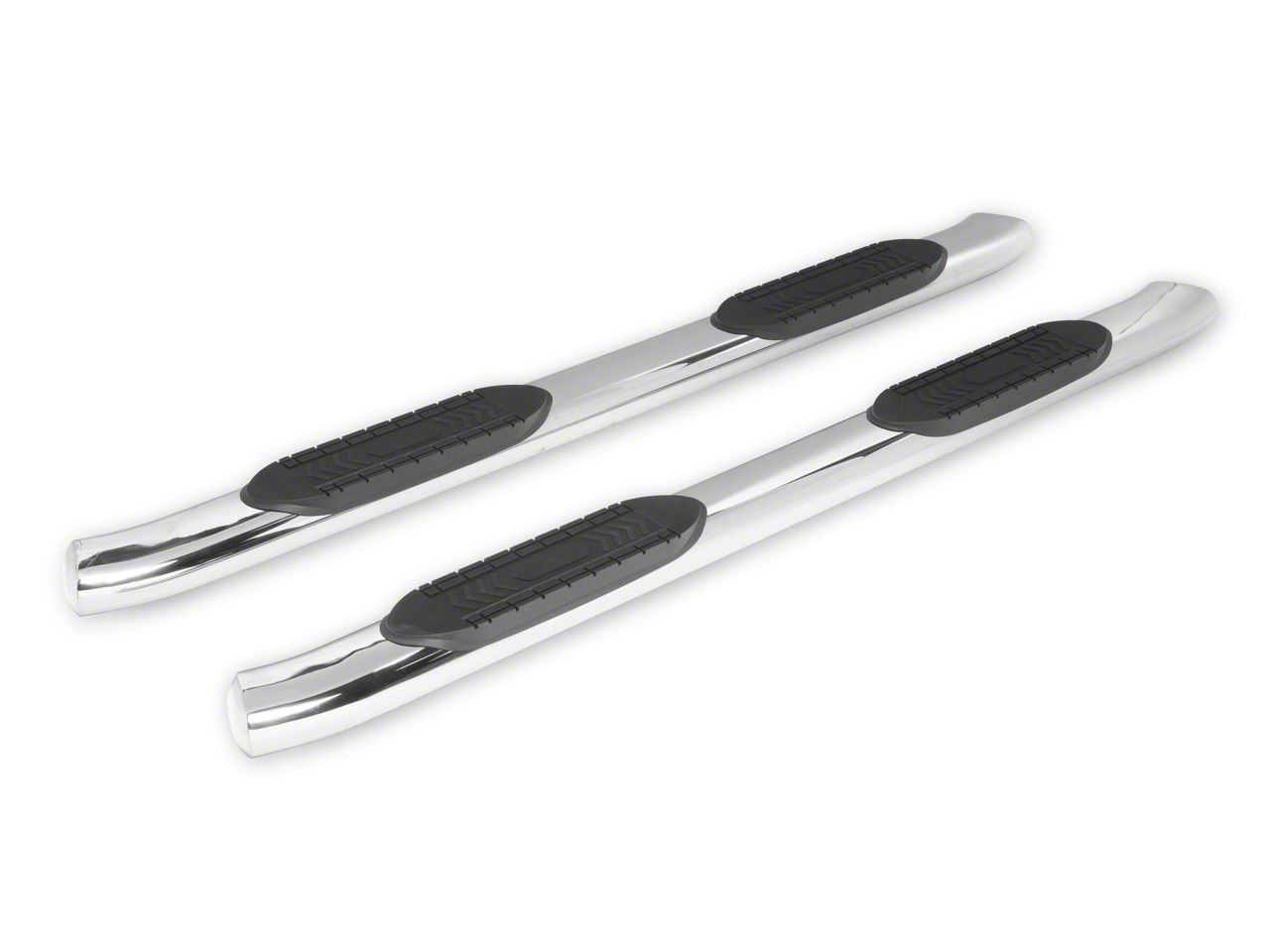 RedRock Sierra 2500 6-Inch Oval Bent End Side Step Bars; Stainless Steel S165572 (20-26 Sierra ...