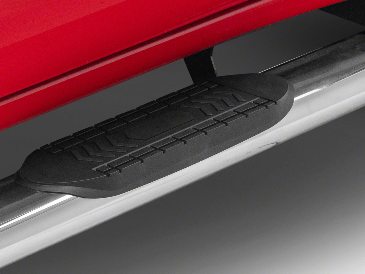 RedRock Silverado 1500 6-Inch Oval Straight End Side Step Bars ...