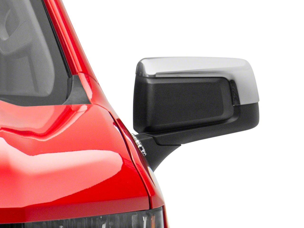 RedRock Silverado 1500 Standard Mirror Covers; Chrome S142522 (19-24 ...