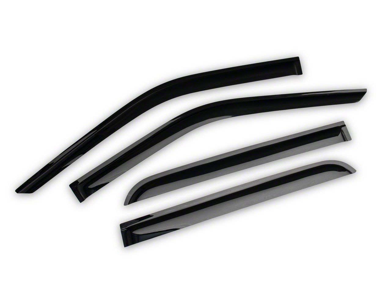 SpeedForm F-150 Window Deflectors; Front and Rear; Smoked T543322 (15 ...
