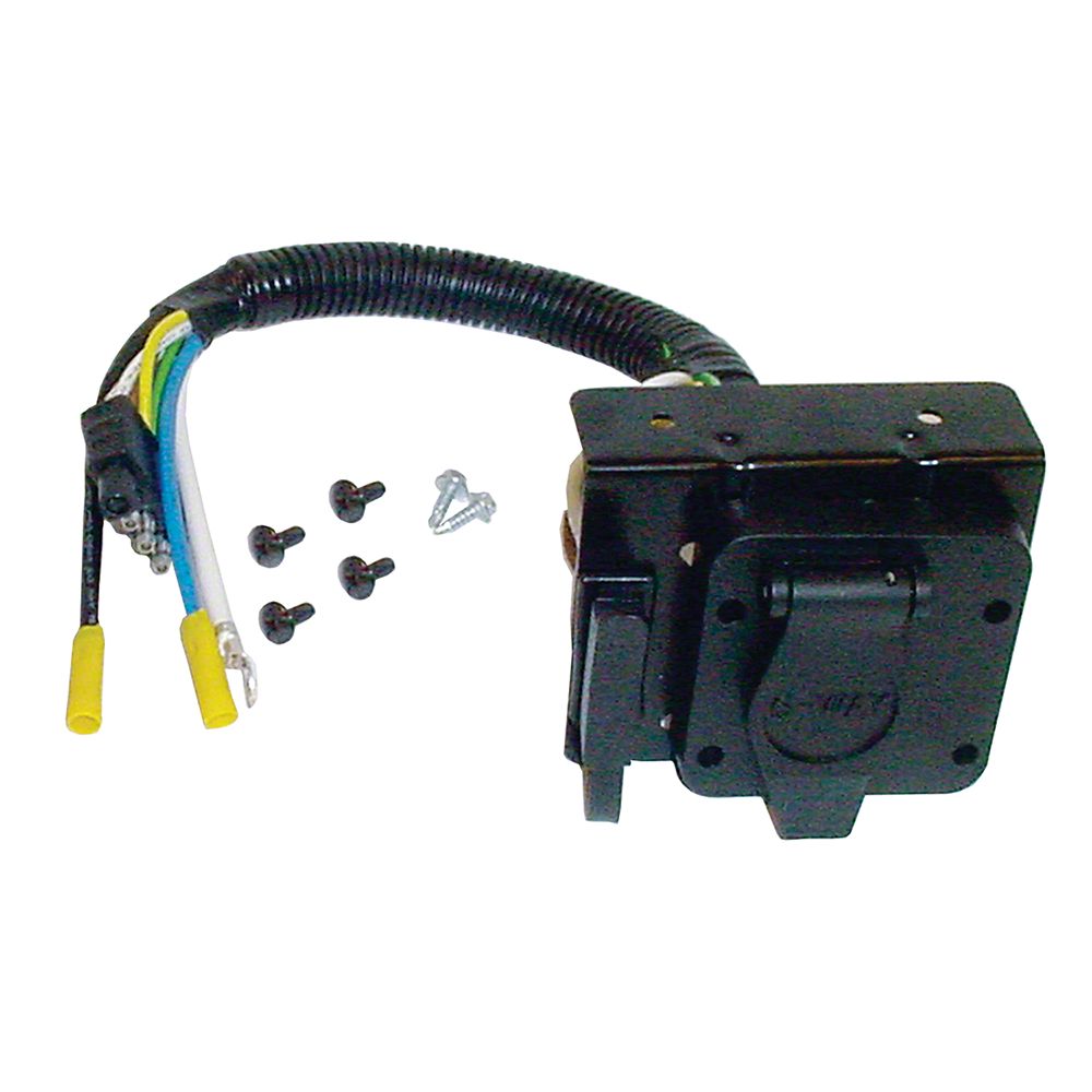 Silverado 1500 Trailer Connector Adapter; 7 to 6-Way (99-18 Silverado 1500)