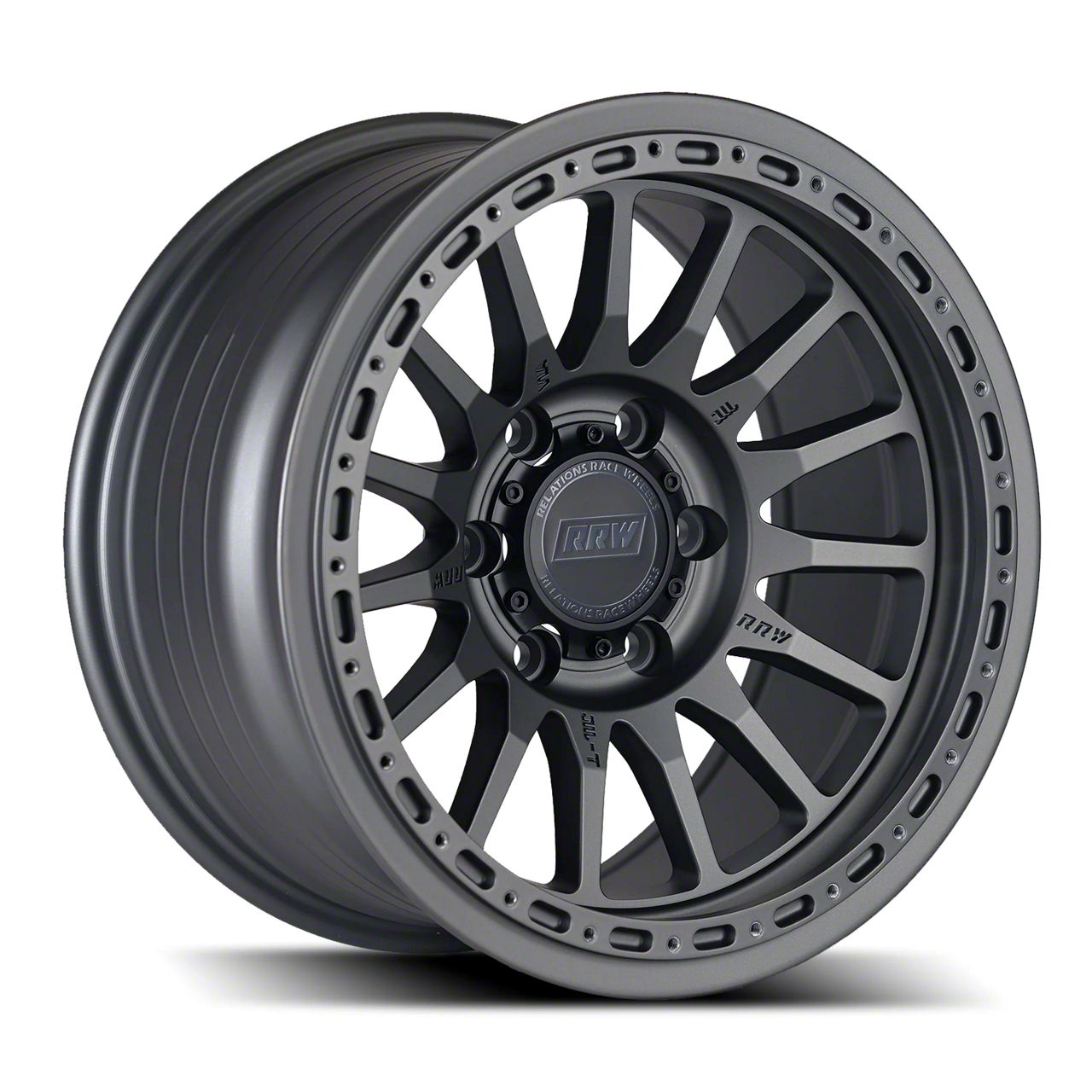 Relations Race Wheels Colorado RR7-H Flow Form Matte Gunmetal 6-Lug ...