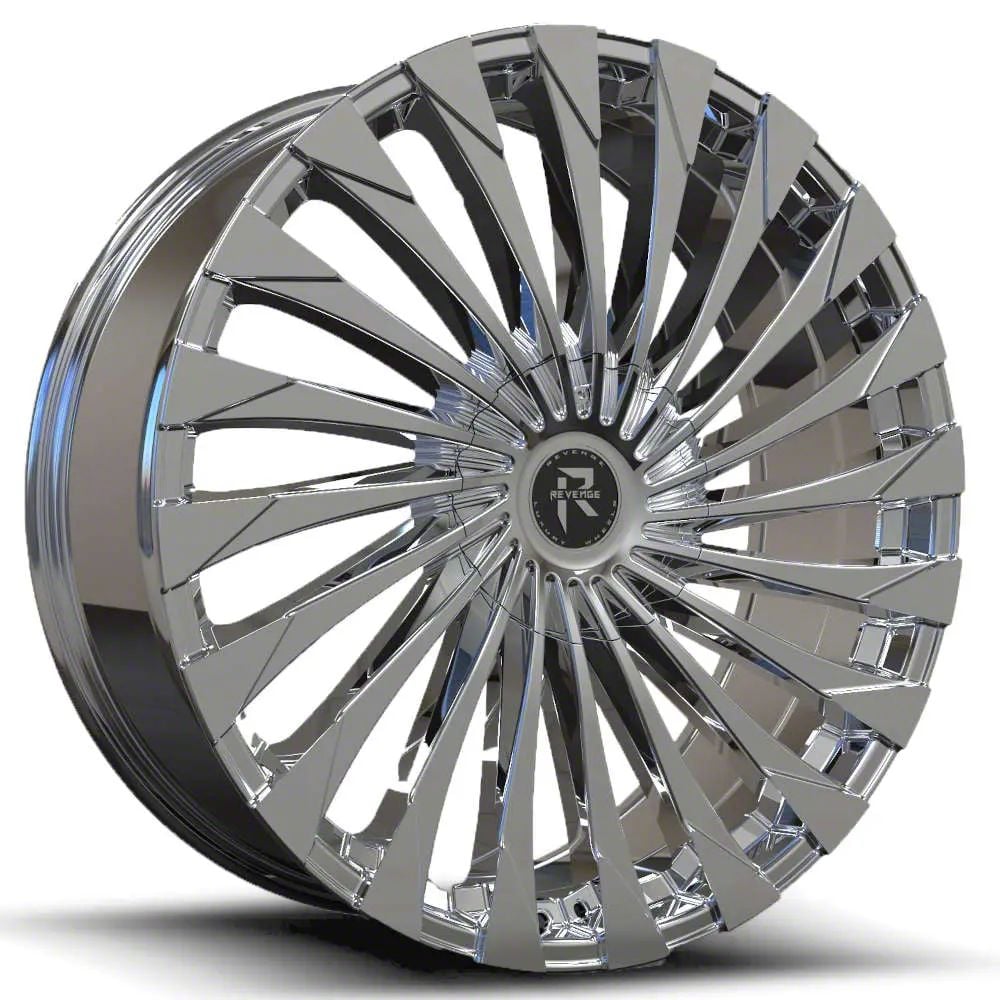 Revenge Luxury Wheels Silverado 1500 RL-106 Chrome 6-Lug Wheel; 24x9 ...