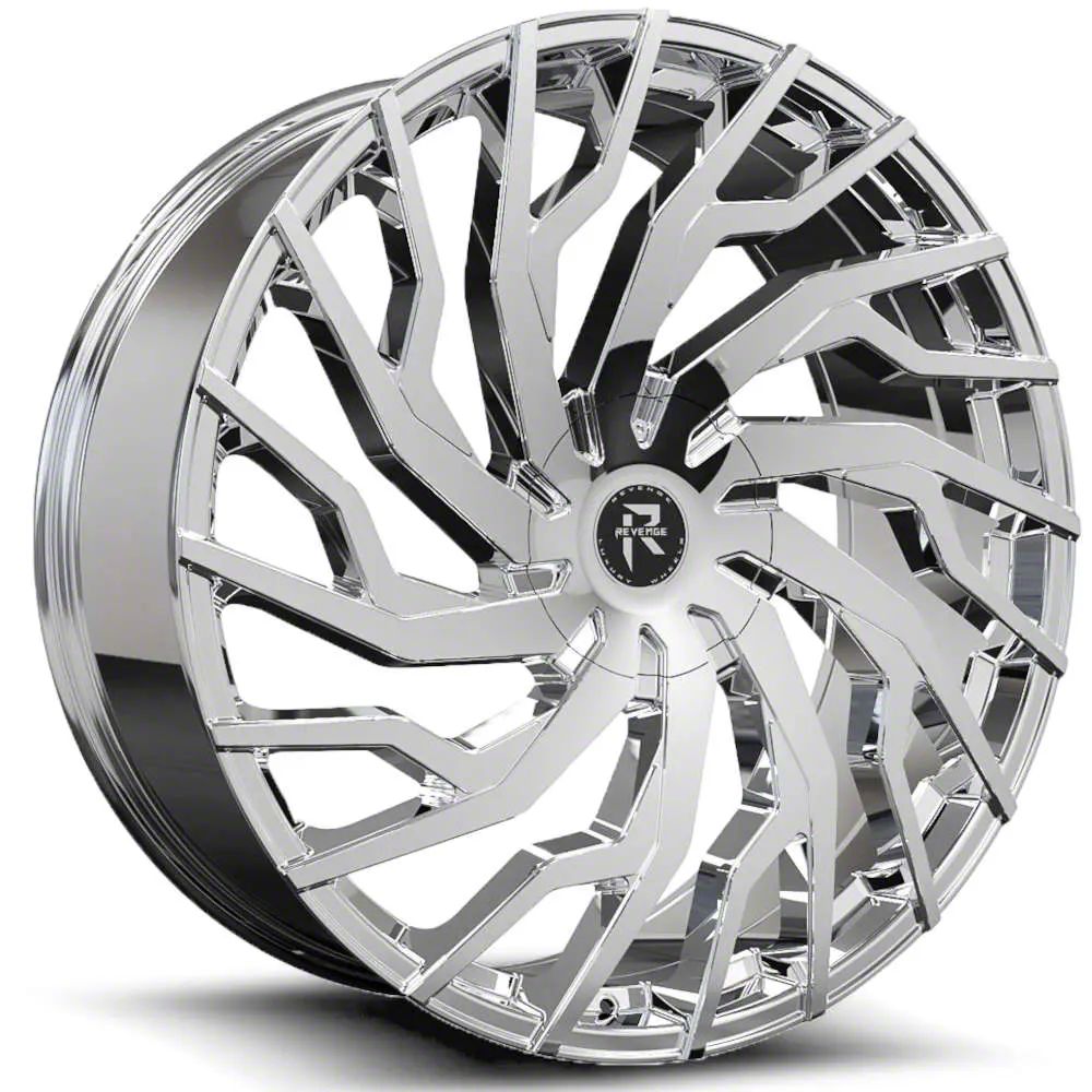 Revenge Luxury Wheels F-150 RL-101 Chrome 6-Lug Wheel; 24x9; 25mm ...