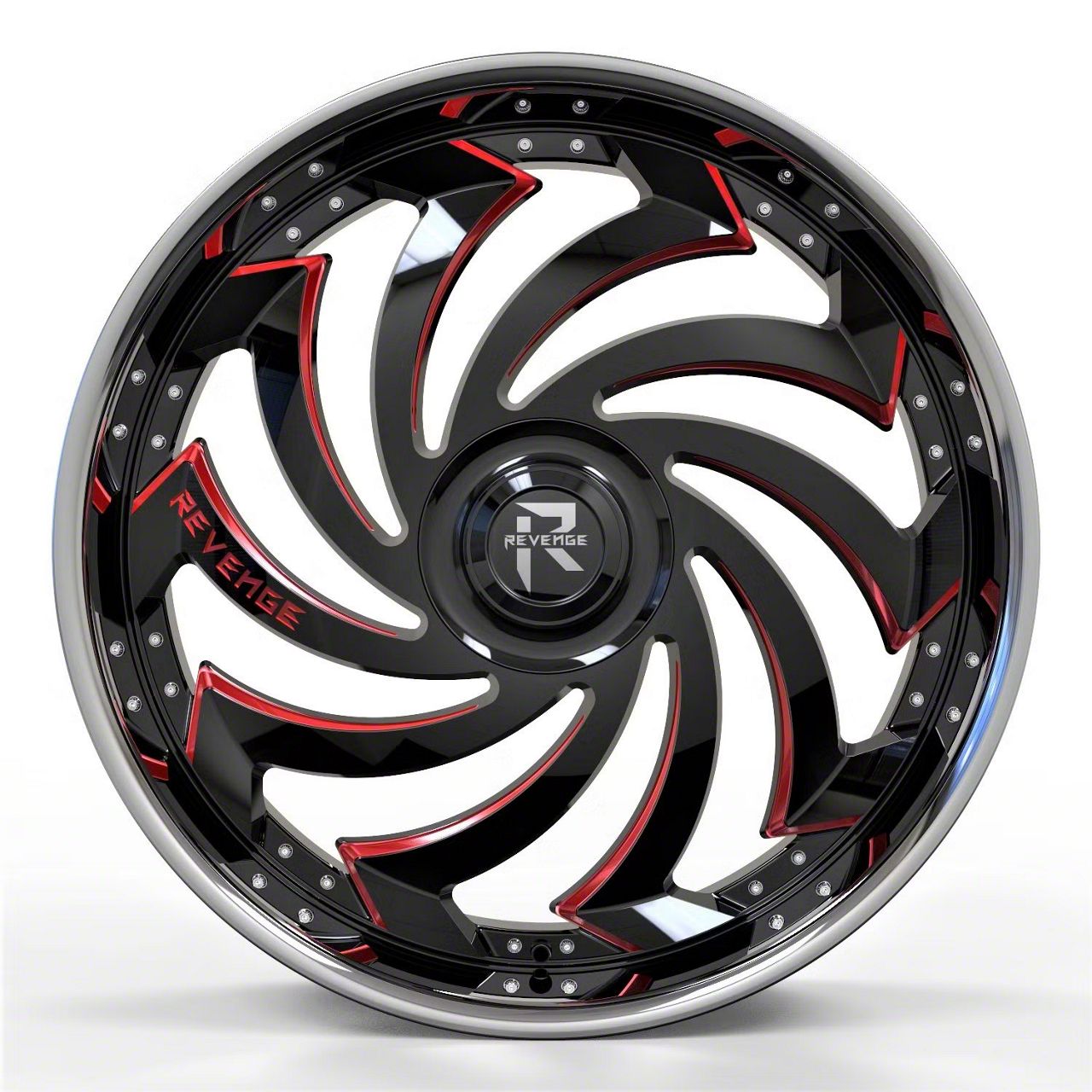 Revenge Luxury Wheels Silverado 1500 RL-108 Big Floater Chrome 6-Lug ...