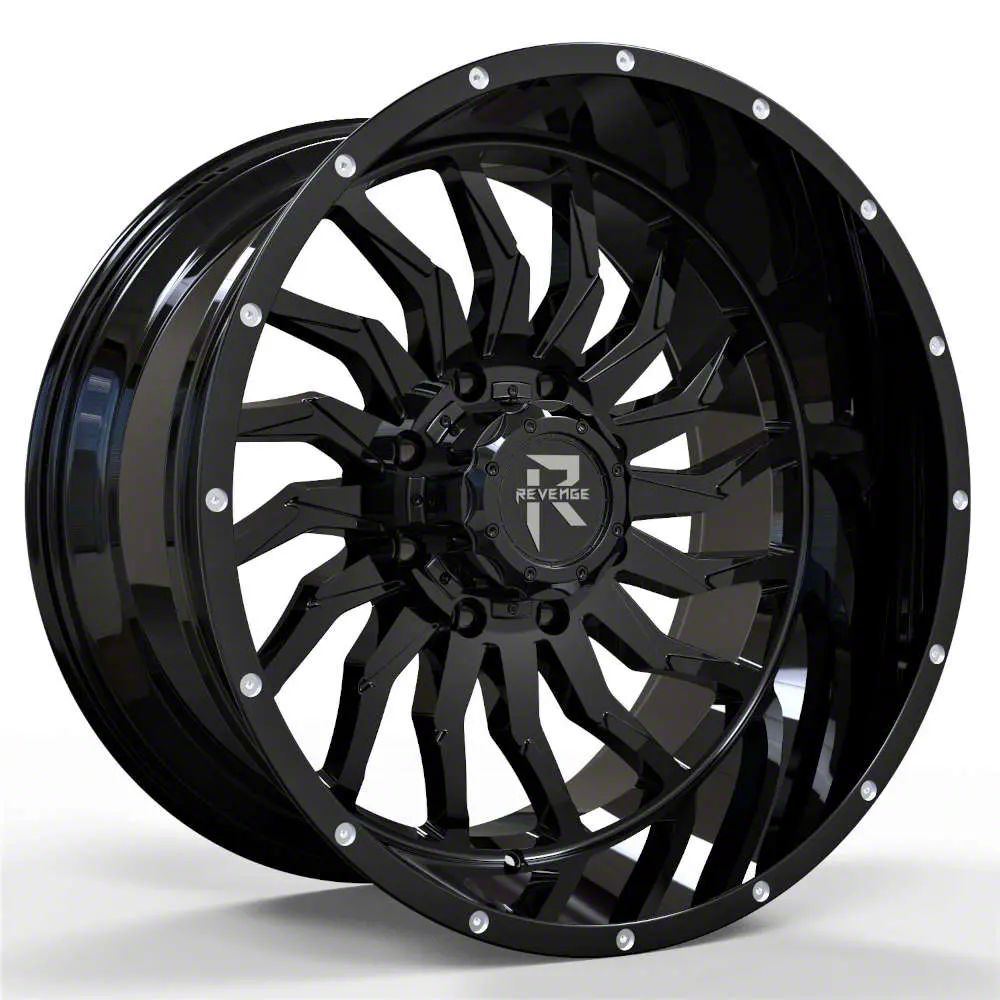 Revenge Off-Road Wheels Silverado 2500 RV-204 Gloss Black 8-Lug Wheel ...