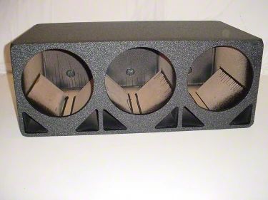 RAM 3500 Triple 15-Inch Double Ported Subwoofer Box; Poly Coated ...