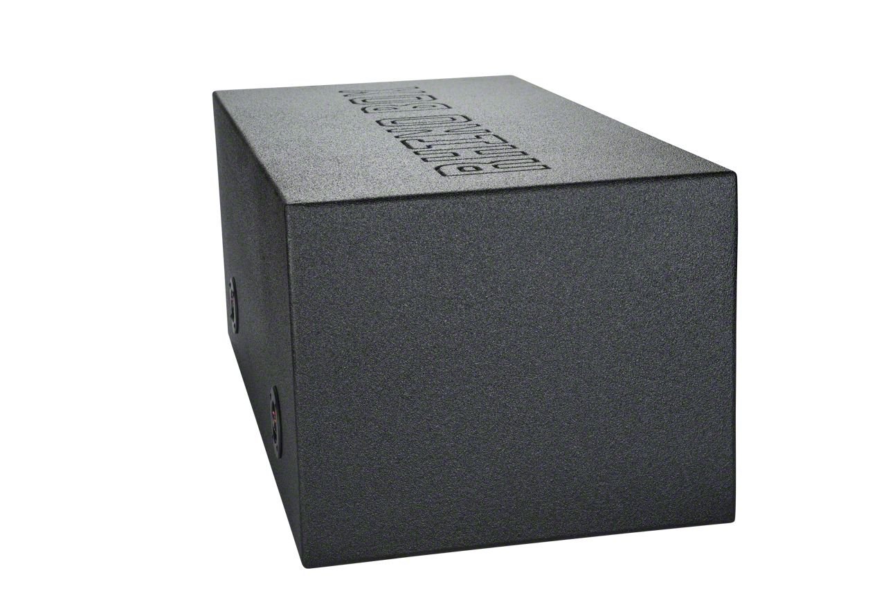 Ranger Dual 10-Inch Slot Ported Subwoofer Box; Poly Coated (Universal ...