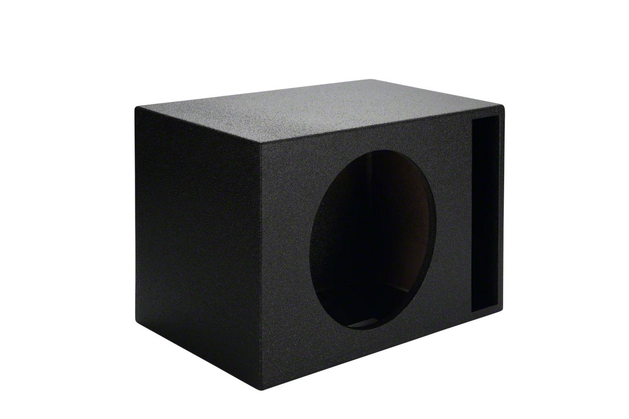 Ranger Single 12-Inch Slot Ported Subwoofer Box; Poly Coated (Universal ...