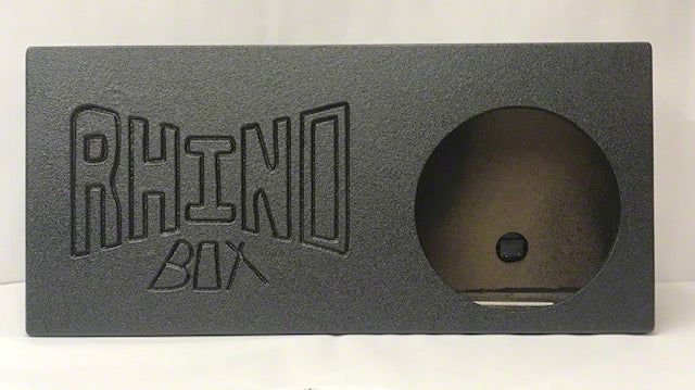 Rhino Box Sierra 1500 Single 10-Inch Slot Ported Subwoofer Box; Poly ...