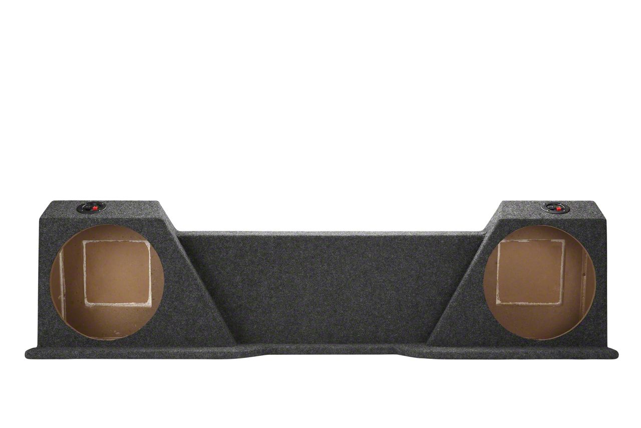 Sierra 2500 Dual 12-Inch Down Fire Subwoofer Box; Carpeted (07-14 ...