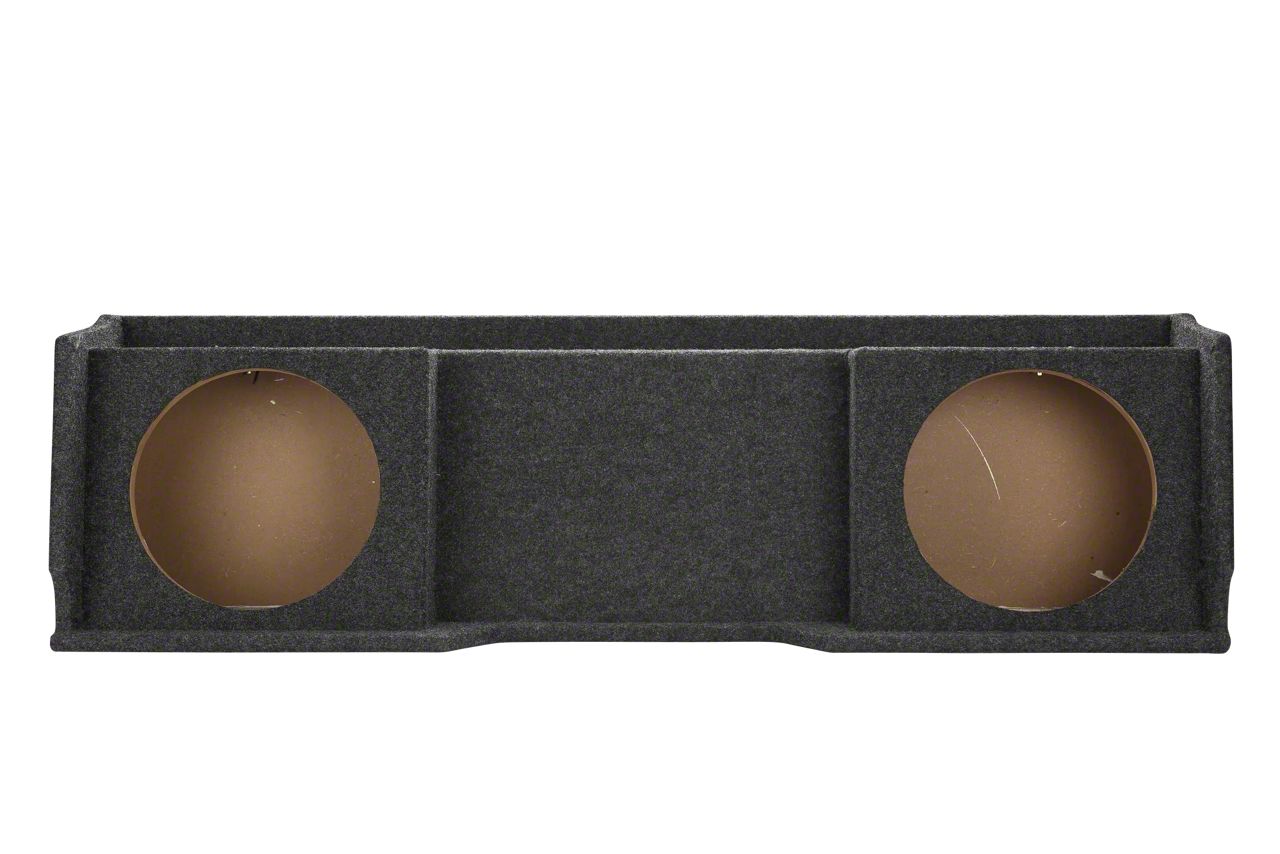 Silverado 1500 Dual 12-Inch Under Rear Seat Down Firing Subwoofer Box ...