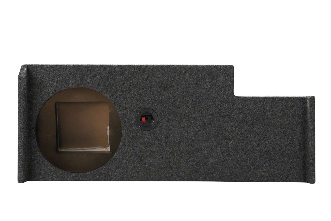 Silverado 1500 Single 12-Inch Down Fire Ported Subwoofer Box; Carpeted ...