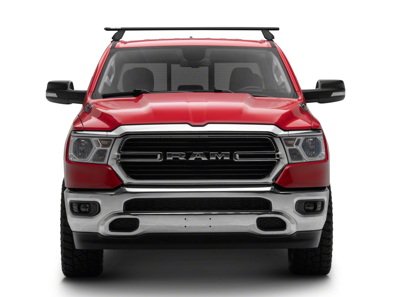 Rhino-Rack RAM 1500 Vortex 2500 1-Bar Roof Rack; Black JA2724 (09-24 ...