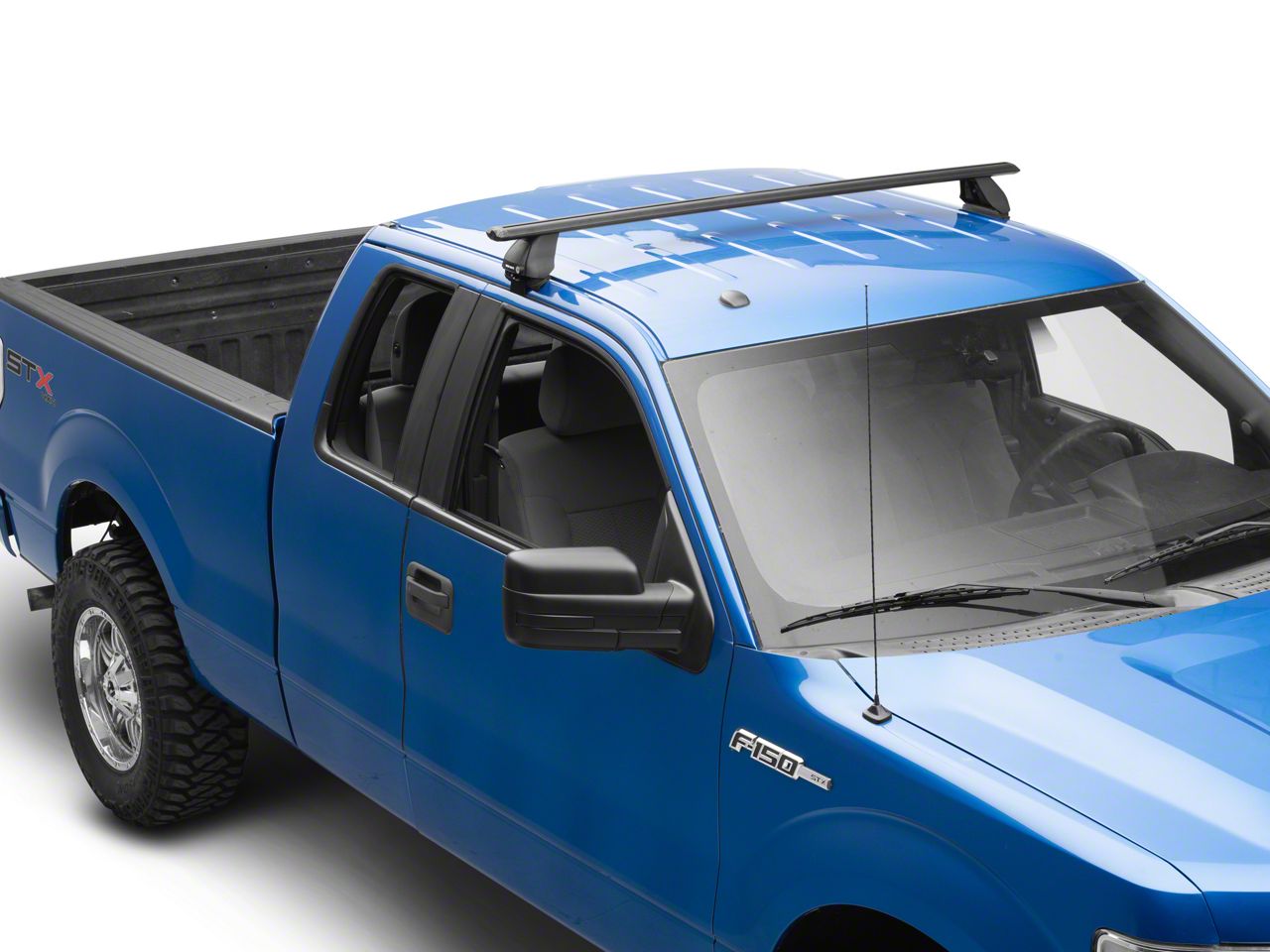 Rhino-Rack F-150 Vortex 2500 1-Bar Roof Rack; Black JA2725 (04-14 F-150 ...