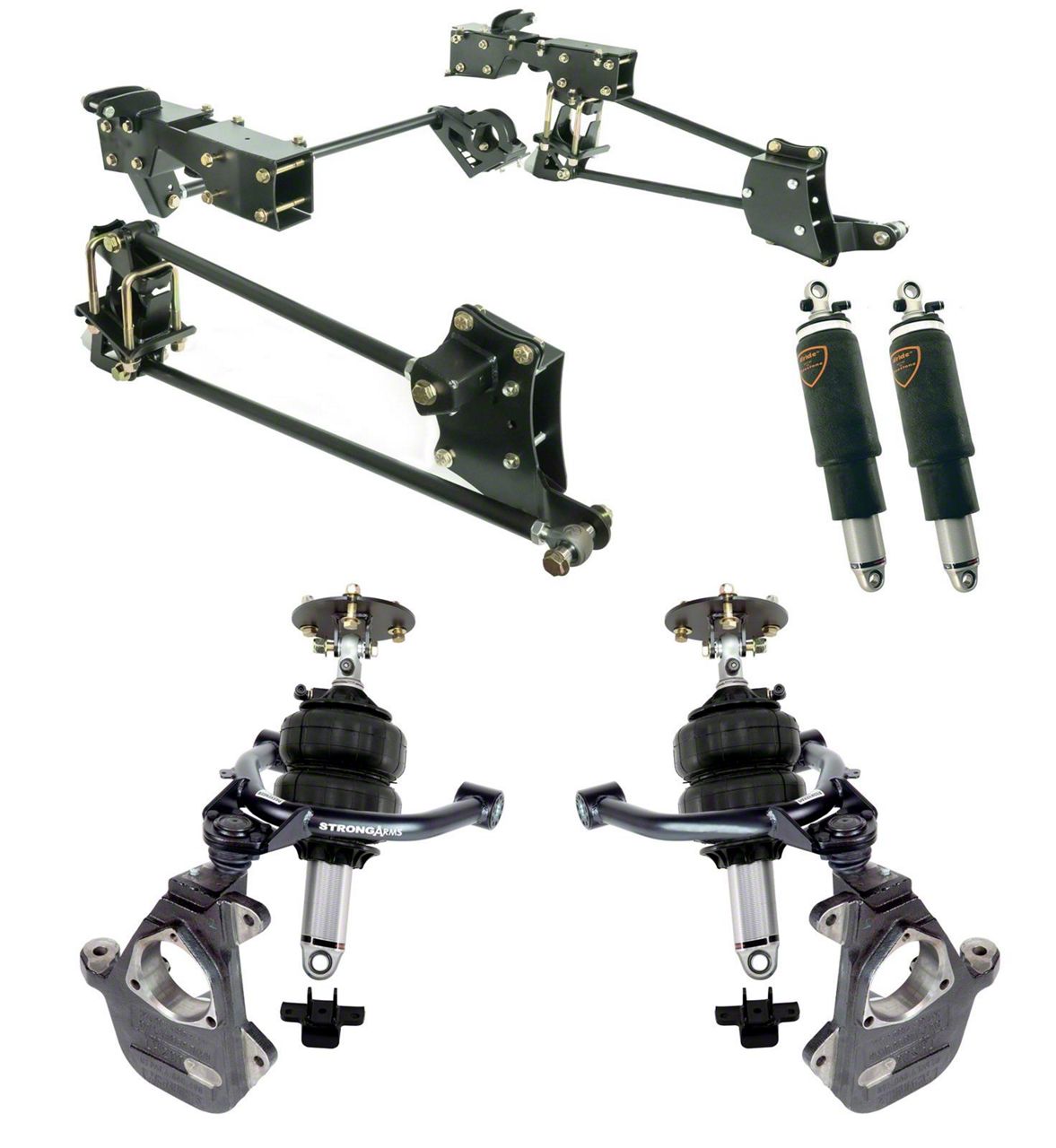 Ridetech Silverado 1500 HQ Series Air Suspension System 11710297 (14-18 ...