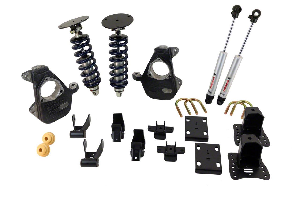 Ridetech Silverado 1500 StreetGrip Lowering Kit with HQ Series Shocks ...