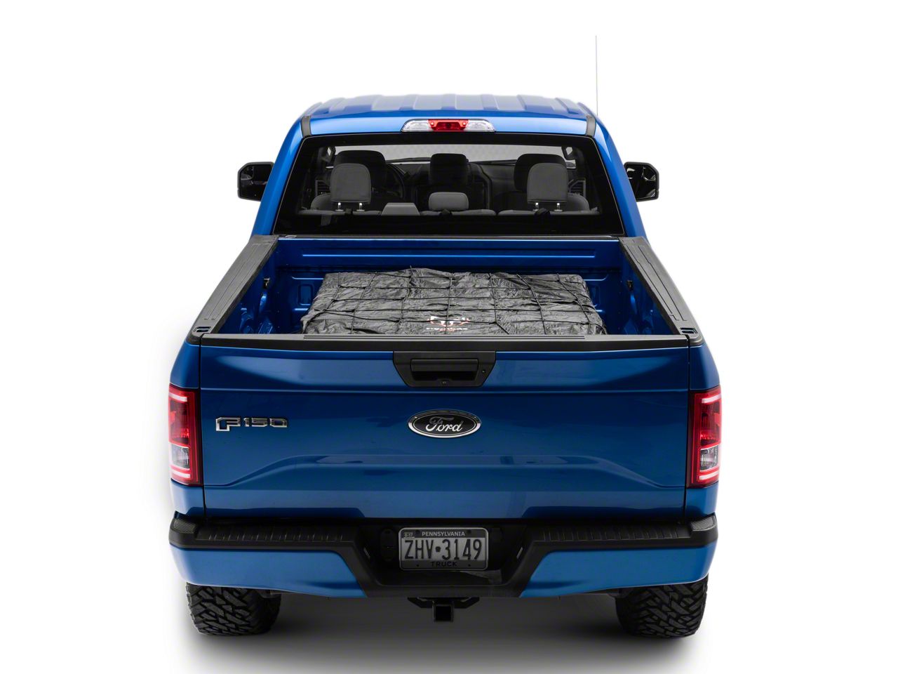 Rightline Gear F-150 Truck Bed Cargo Net w/ Built-In Tarp 100T60