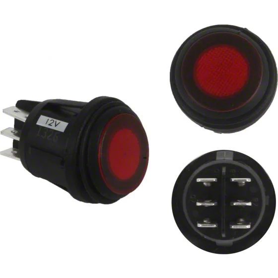 Rigid Industries Colorado 3-Position Rocker Switch; Red 40181 ...