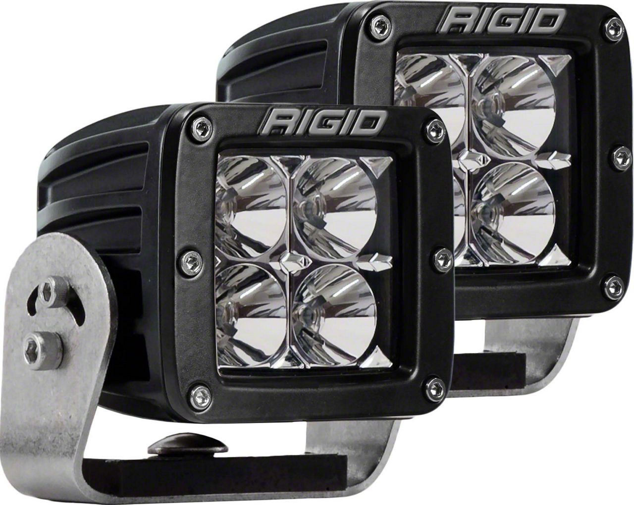 Rigid Industries F-150 D-Series Pro HD LED Pod Lights; Flood Beam ...