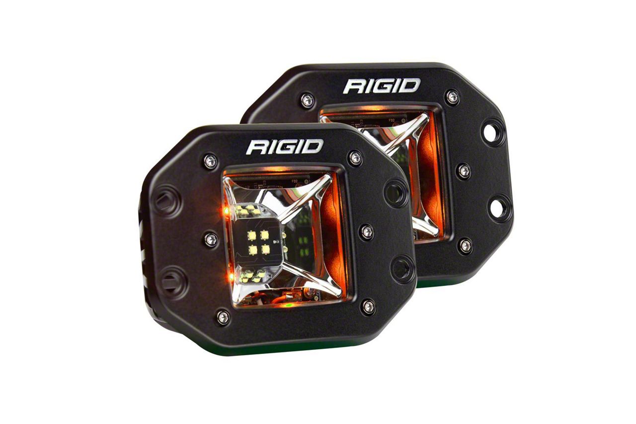 Rigid Industries F-150 Radiance Scene Flush Mount LED Pod Lights with ...