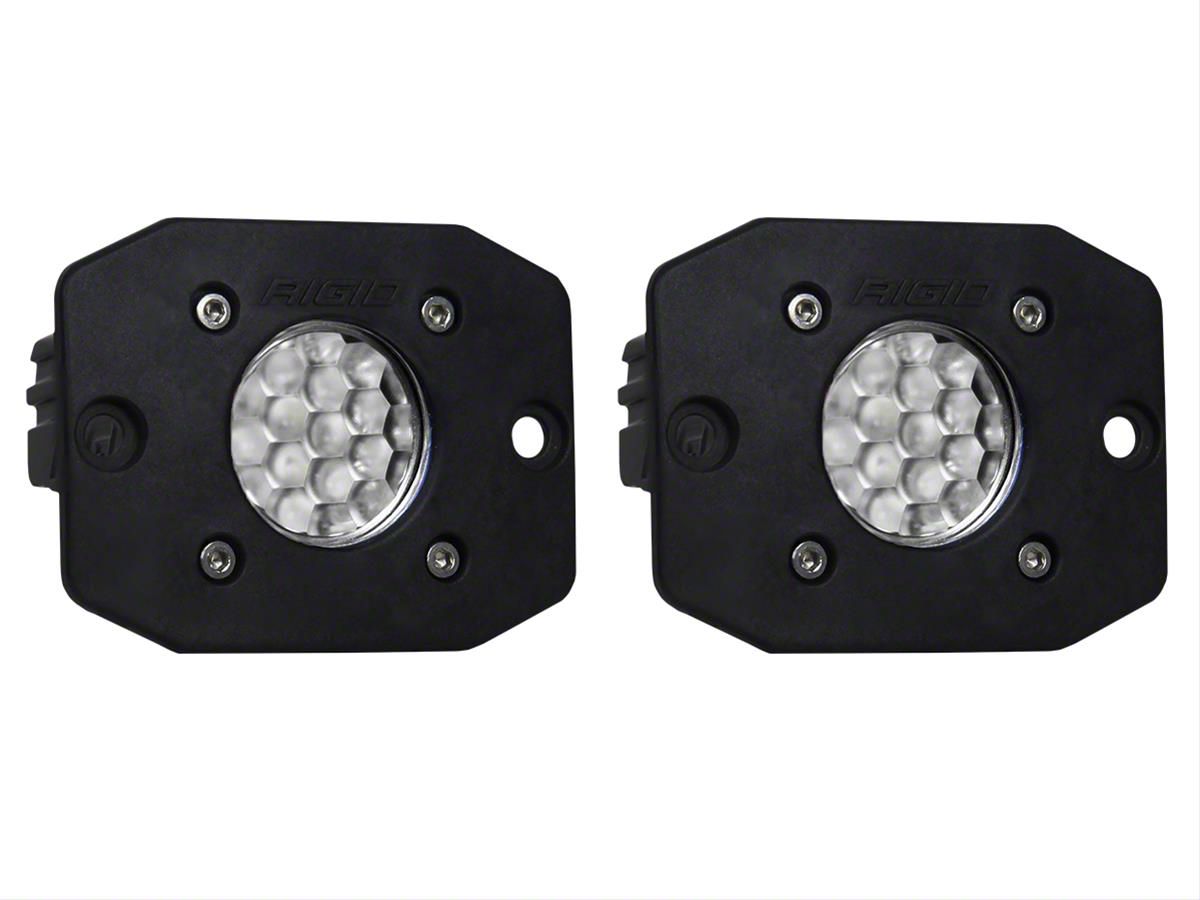 Rigid Industries RAM 1500 Ignite Flush Mount LED Back-Up Light Kit ...