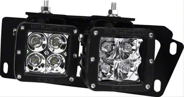 Rigid Industries RAM 2500 Dual LED Pod Fog Light Mount Brackets 46510 ...