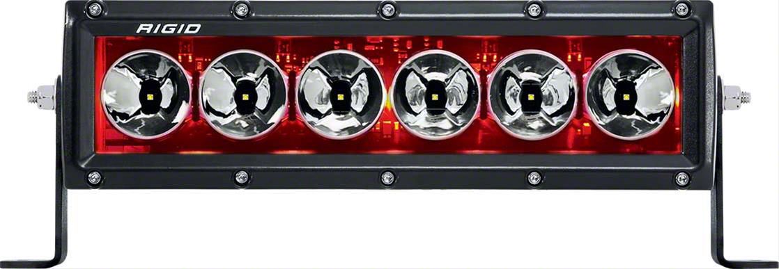 Rigid Industries Ranger 10-Inch Radiance Plus LED Light Bar with Red ...