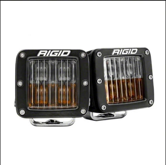 Rigid Industries Silverado 2500 D-Series SAE LED Fog Lights; Yellow/White 50482 (Universal; Some ...