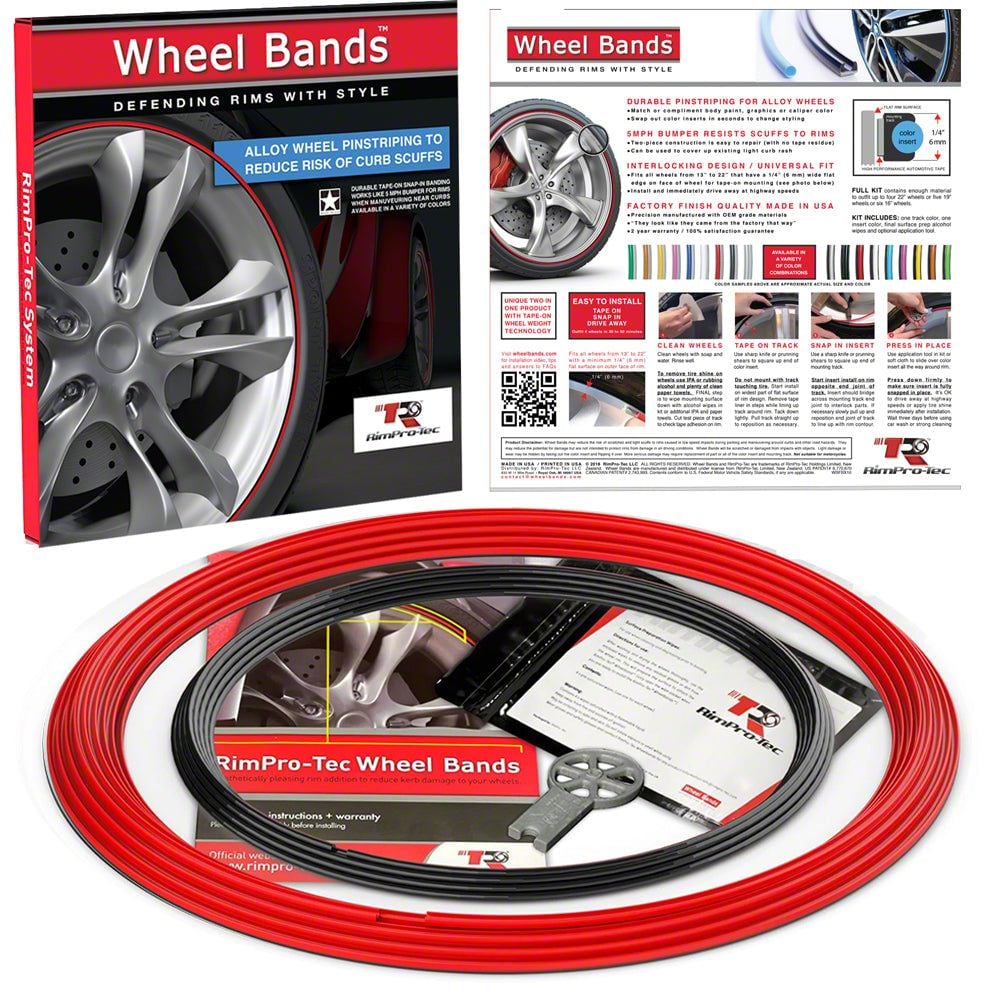 RimPro-Tec Silverado 2500 13 to 22-Inch Wheel Bands Kit with Black ...