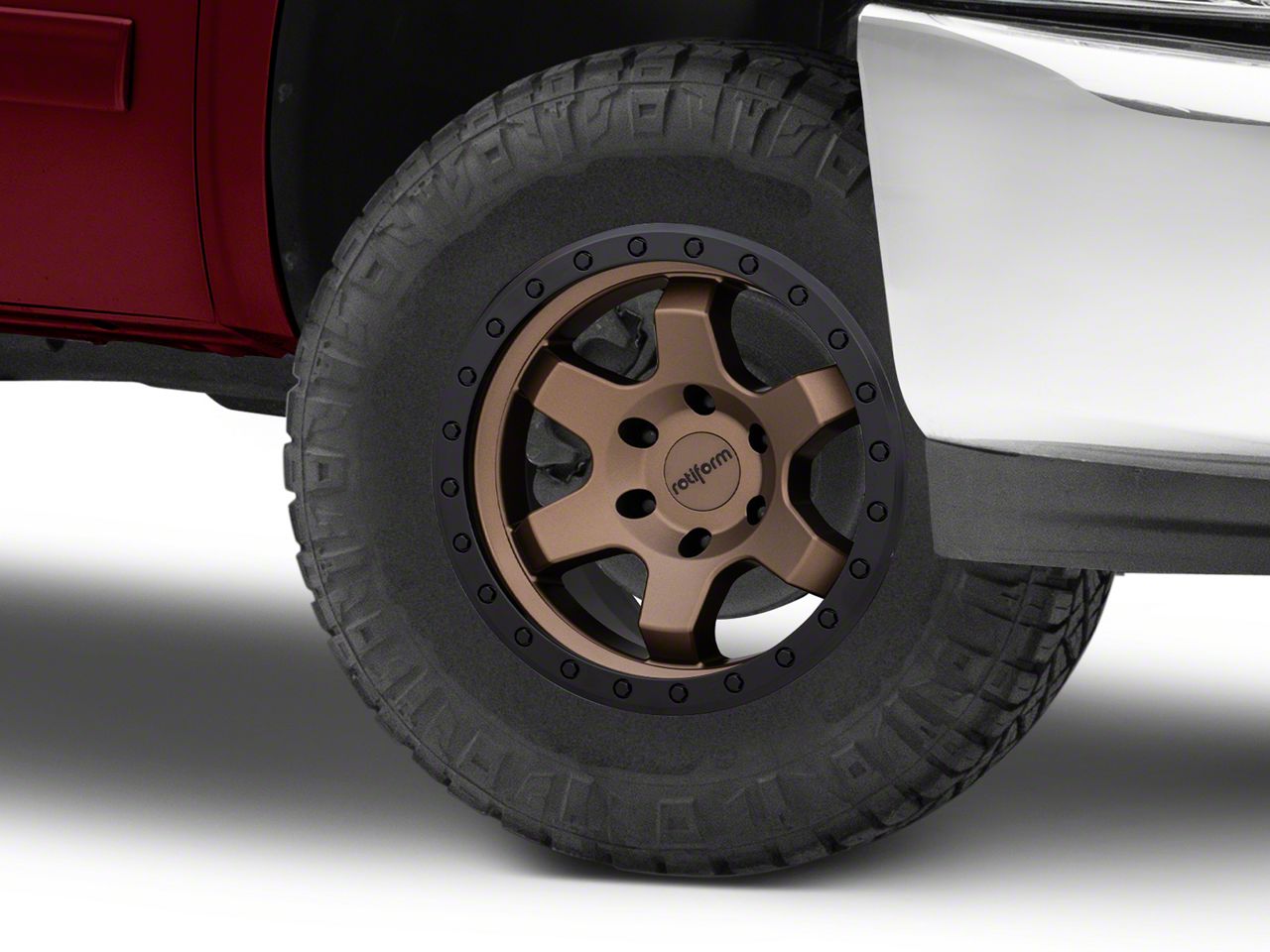 Rotiform Silverado Six Bronze 6-Lug Wheel - 17x9; 1mm Offset R150179084 ...