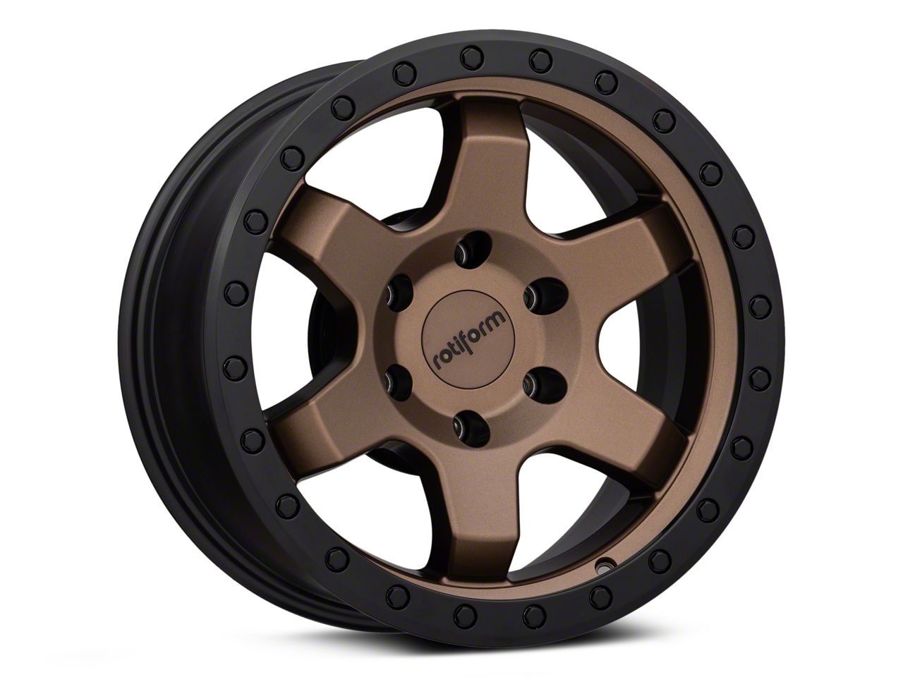 Rotiform Yukon Six Bronze 6-Lug Wheel; 17x9; 1mm Offset R150179084+01 ...