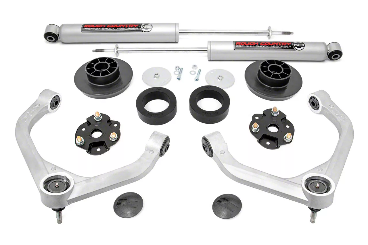 Rough Country Suspension RAM 1500 3.50-Inch Bolt-On Suspension Lift Kit ...