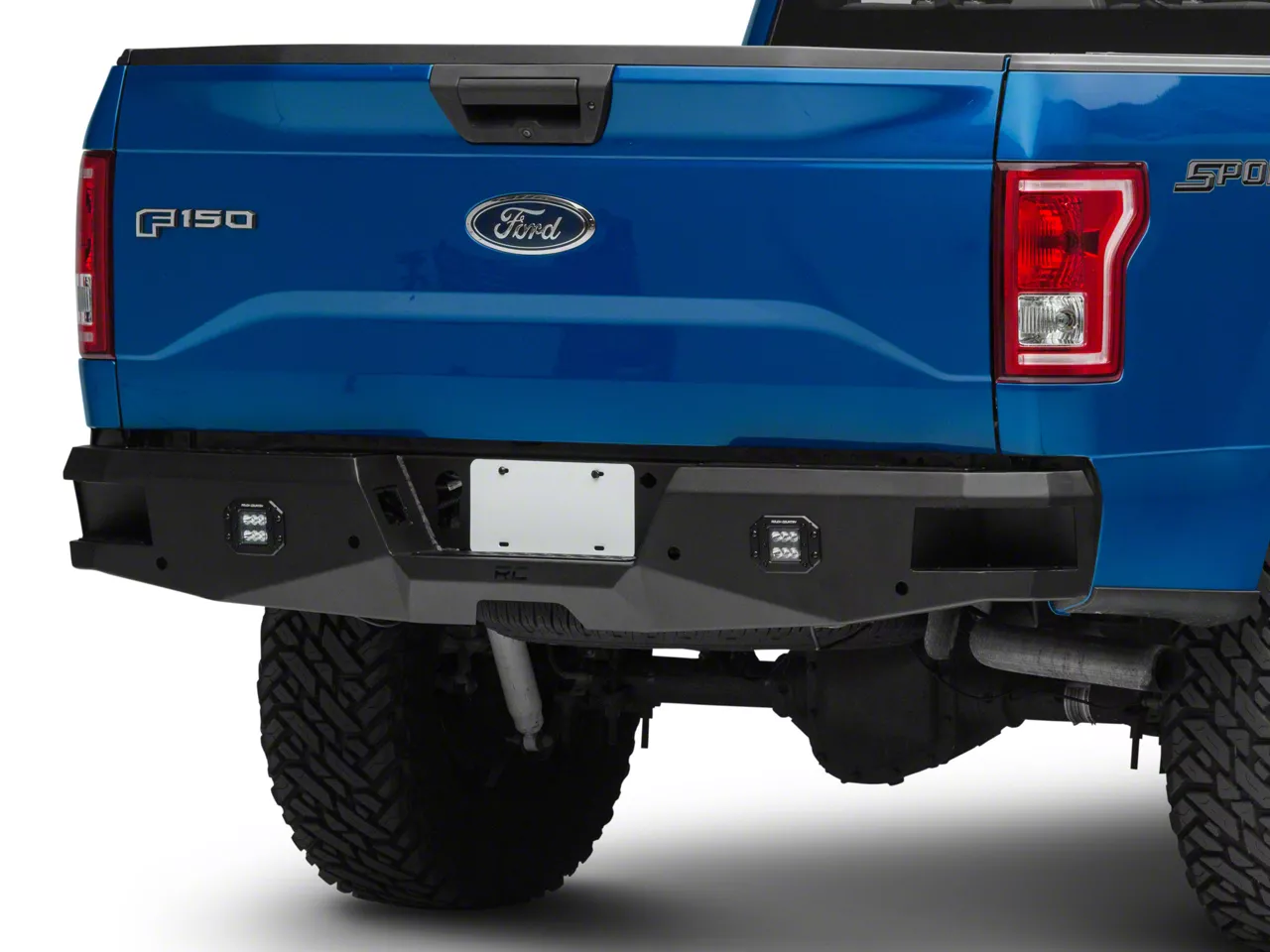 Rough Country F-150 Heavy Duty LED Rear Bumper 10771 (15-20 F-150 ...